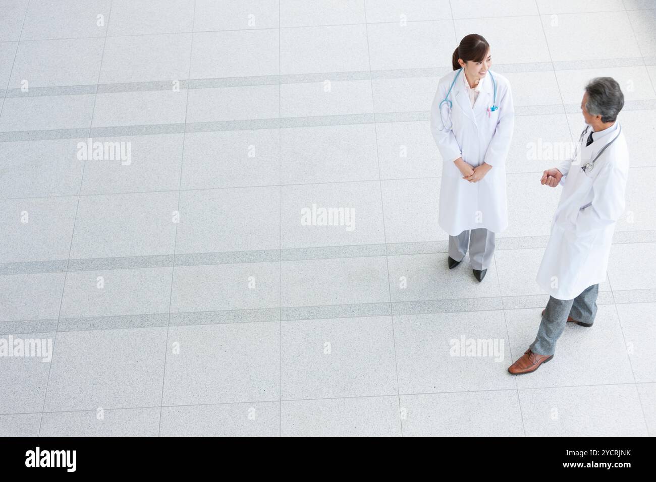 Middle aged medical doctor talking hi-res stock photography and images ...