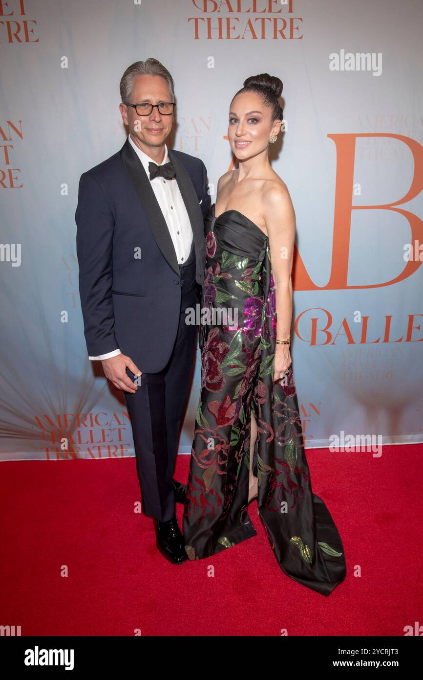 NEW YORK, NEW YORK - OCTOBER 23: (L-R) Dimitri Drone and Krystn Hammond ...