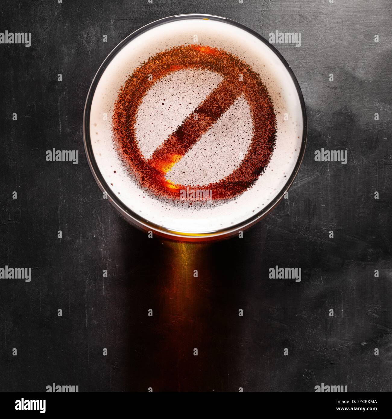Lager beer on table Stock Photo - Alamy