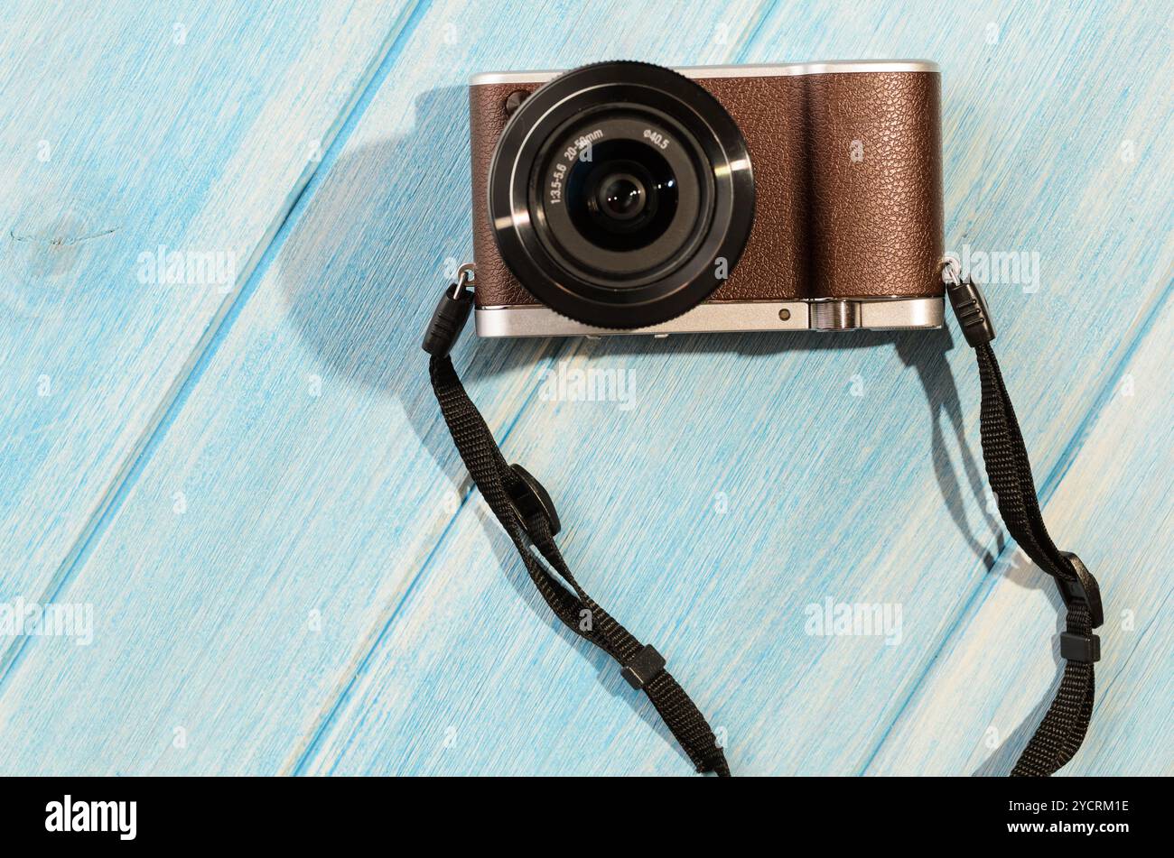 Retro style camera Stock Photo - Alamy
