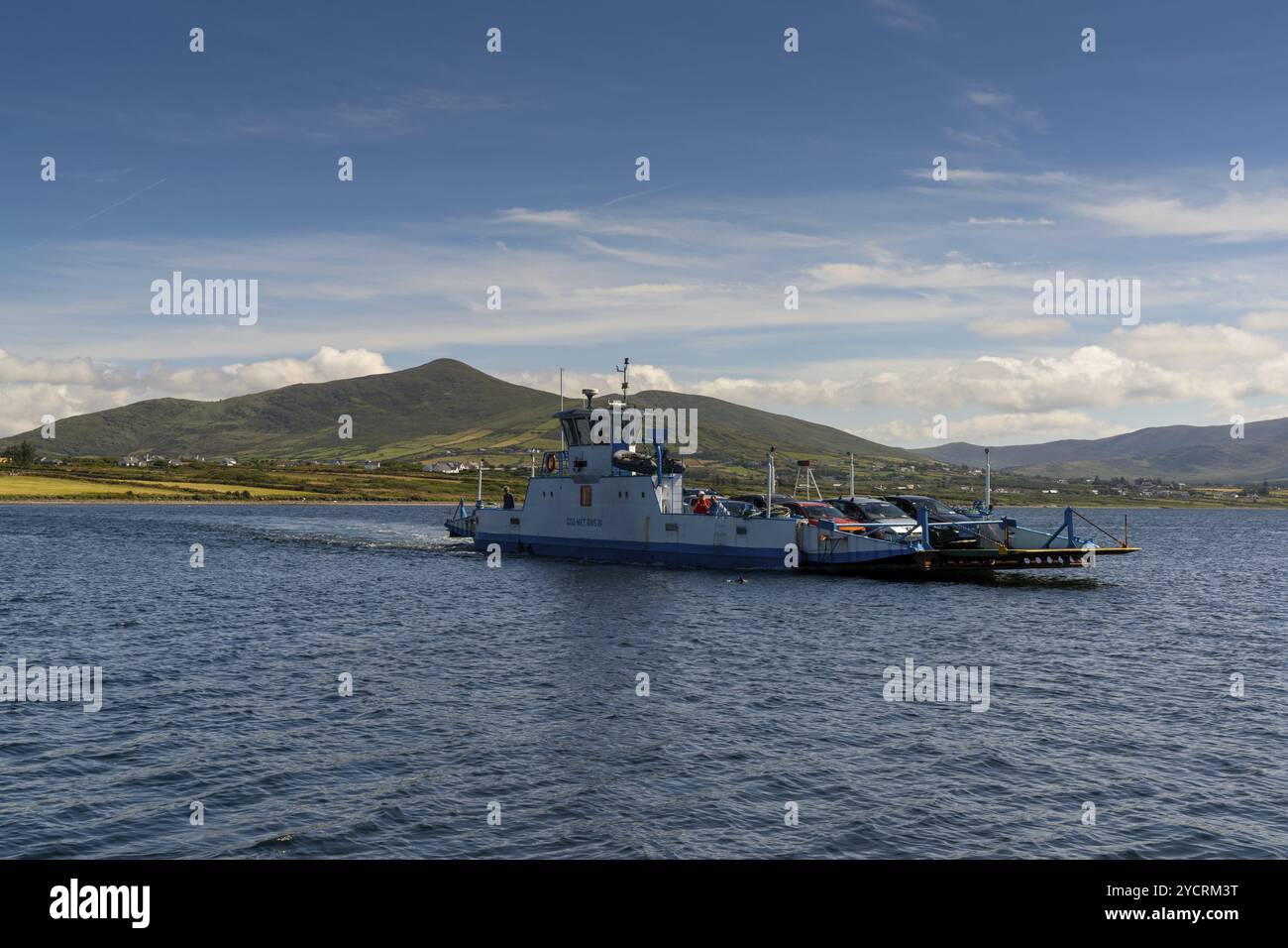 Renard Point, Ireland, 8 August, 2022: view of the Valentia Island ...
