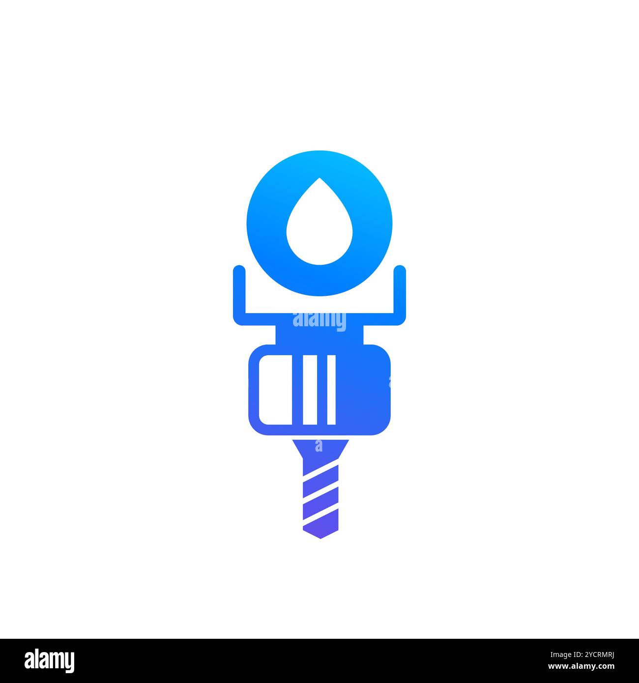 Process cutting steel metal Stock Vector Images - Alamy