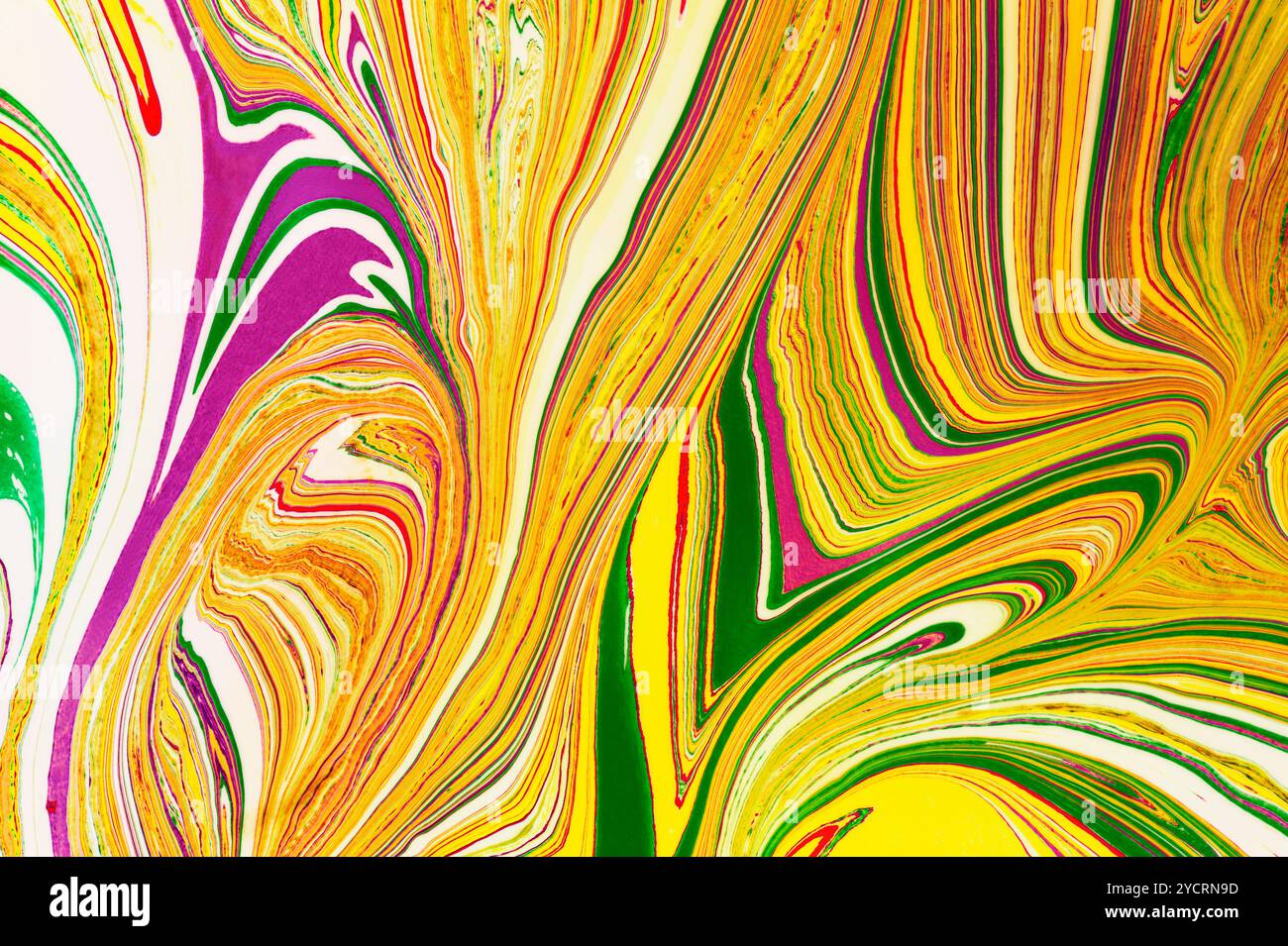 Bright red yellow marbling hi-res stock photography and images - Alamy