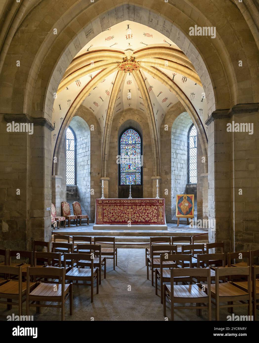 Canterbury, United Kingdom, 10 September, 2022: view of the crypt ...