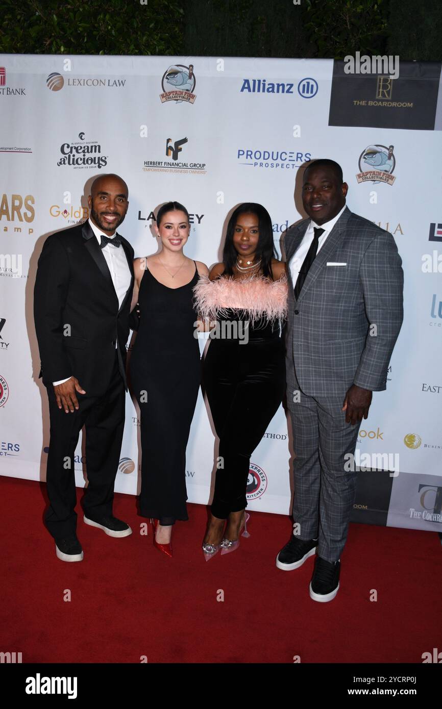 Los Angeles, California, USA 23rd October 2024 Ernest Baskerville, Jess ...