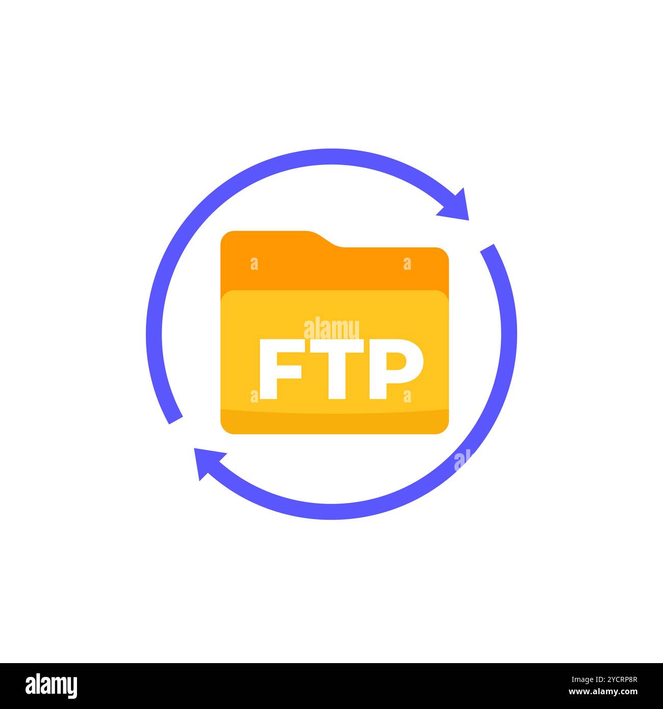 ftp icon, transfer or upload to a server Stock Vector Image & Art - Alamy