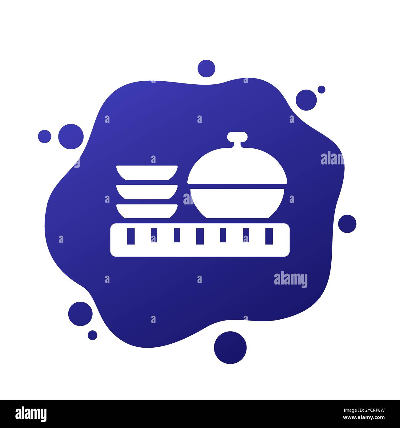 Serving size vector icon for web Stock Vector Image & Art - Alamy