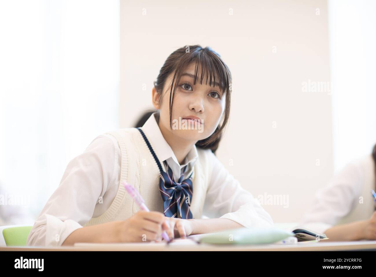 Students taking a class Stock Photo - Alamy