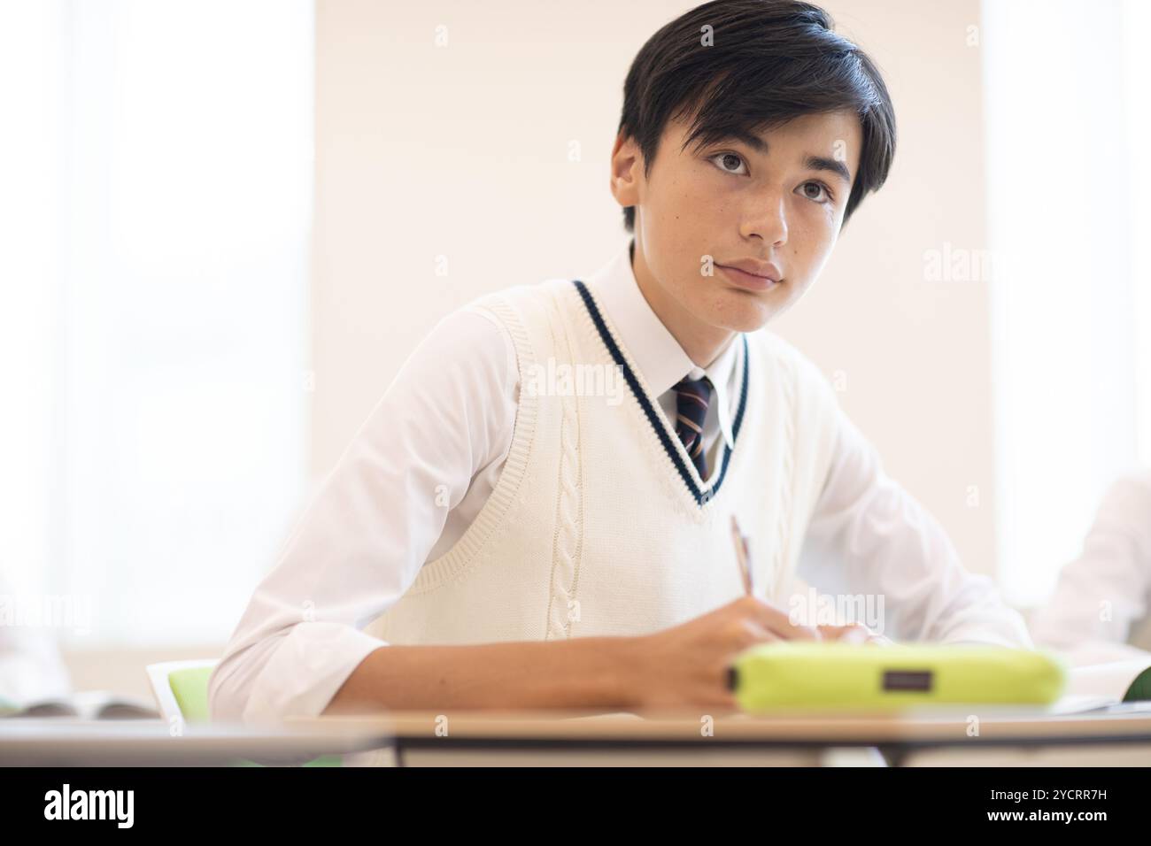 Students taking a class Stock Photo - Alamy