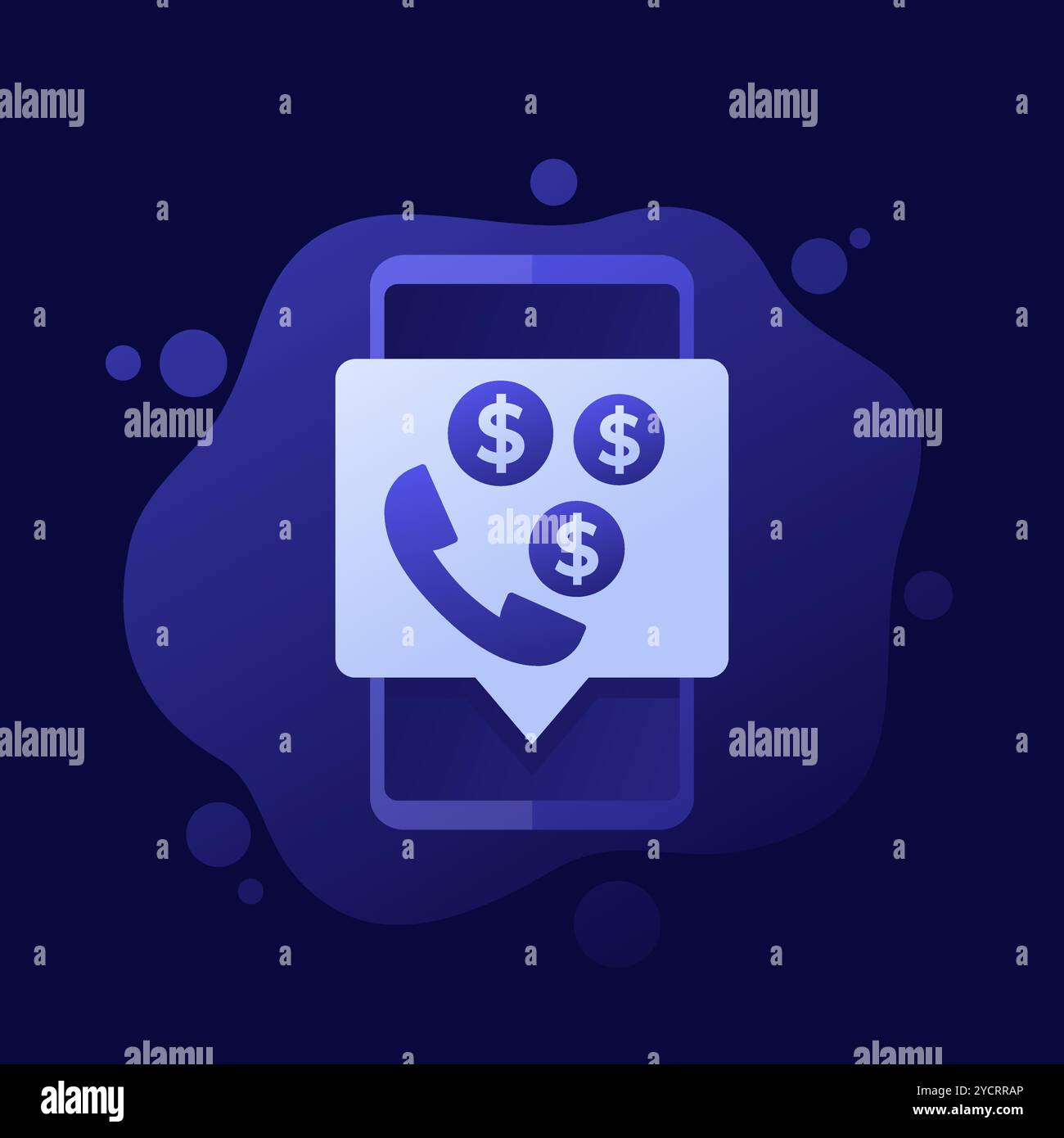 phone call cost icon, vector design Stock Vector Image & Art - Alamy