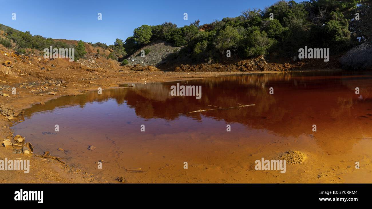 Open mine wastewater hi-res stock photography and images - Alamy
