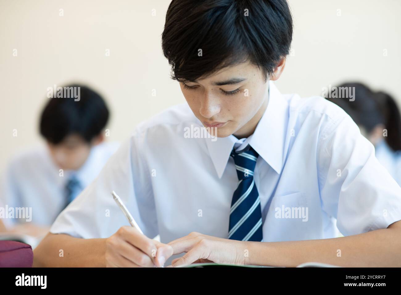 Students taking a class Stock Photo - Alamy