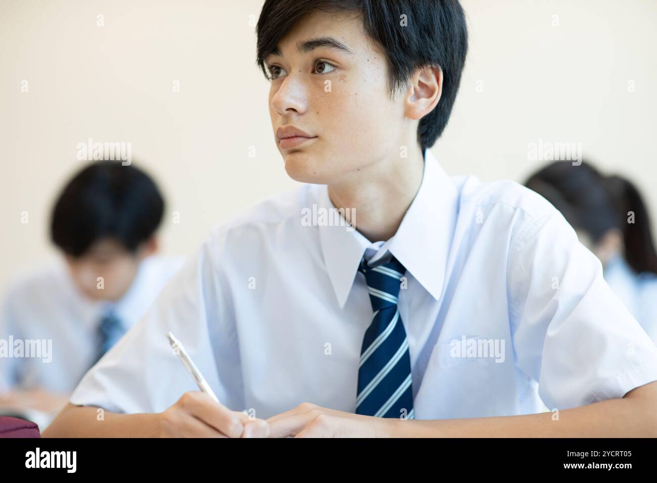 Students taking a class Stock Photo - Alamy