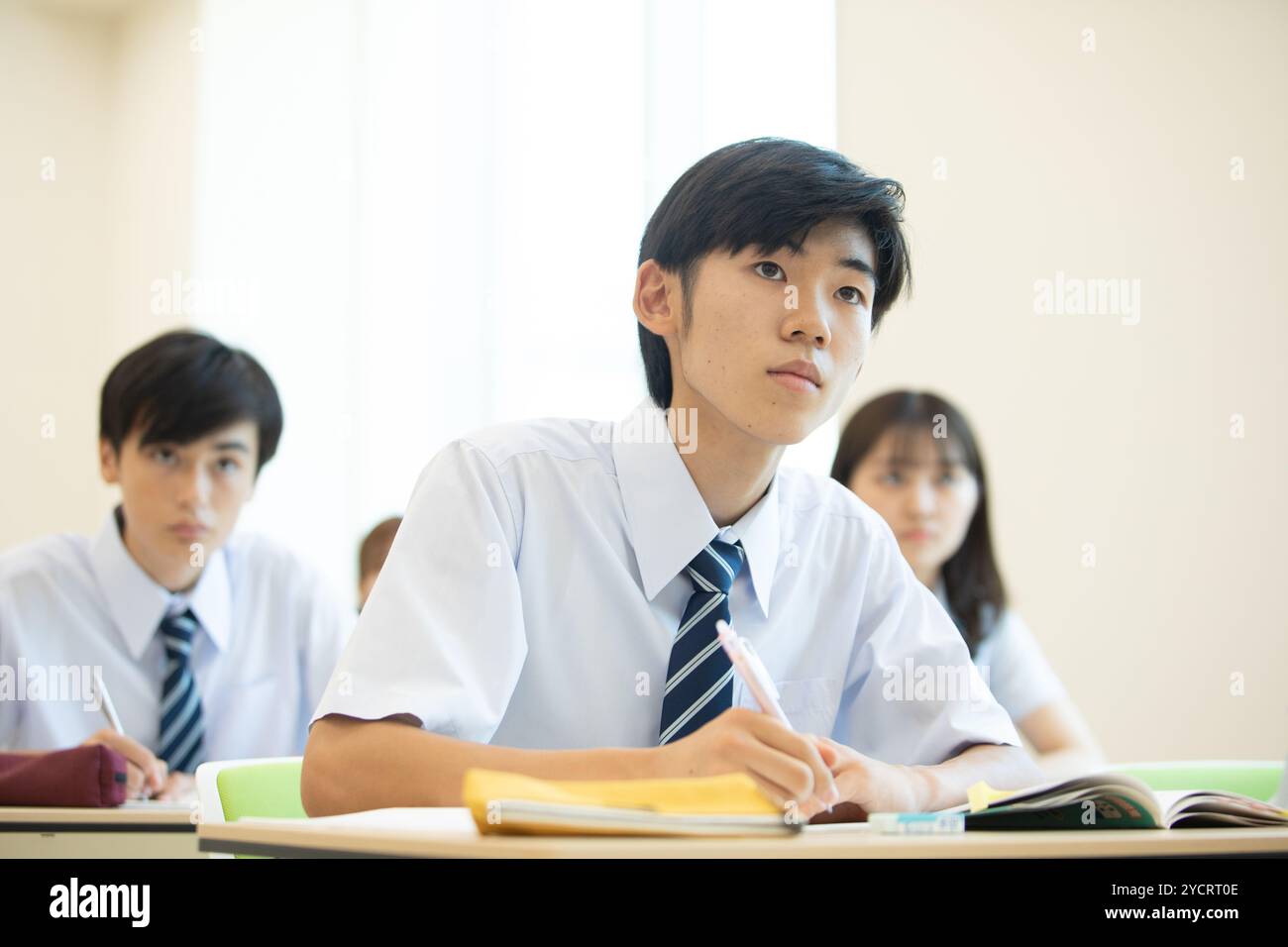 High school students taking a class Stock Photo - Alamy