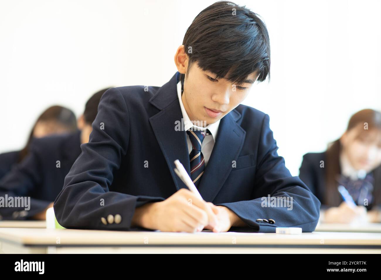 Students taking a class Stock Photo - Alamy