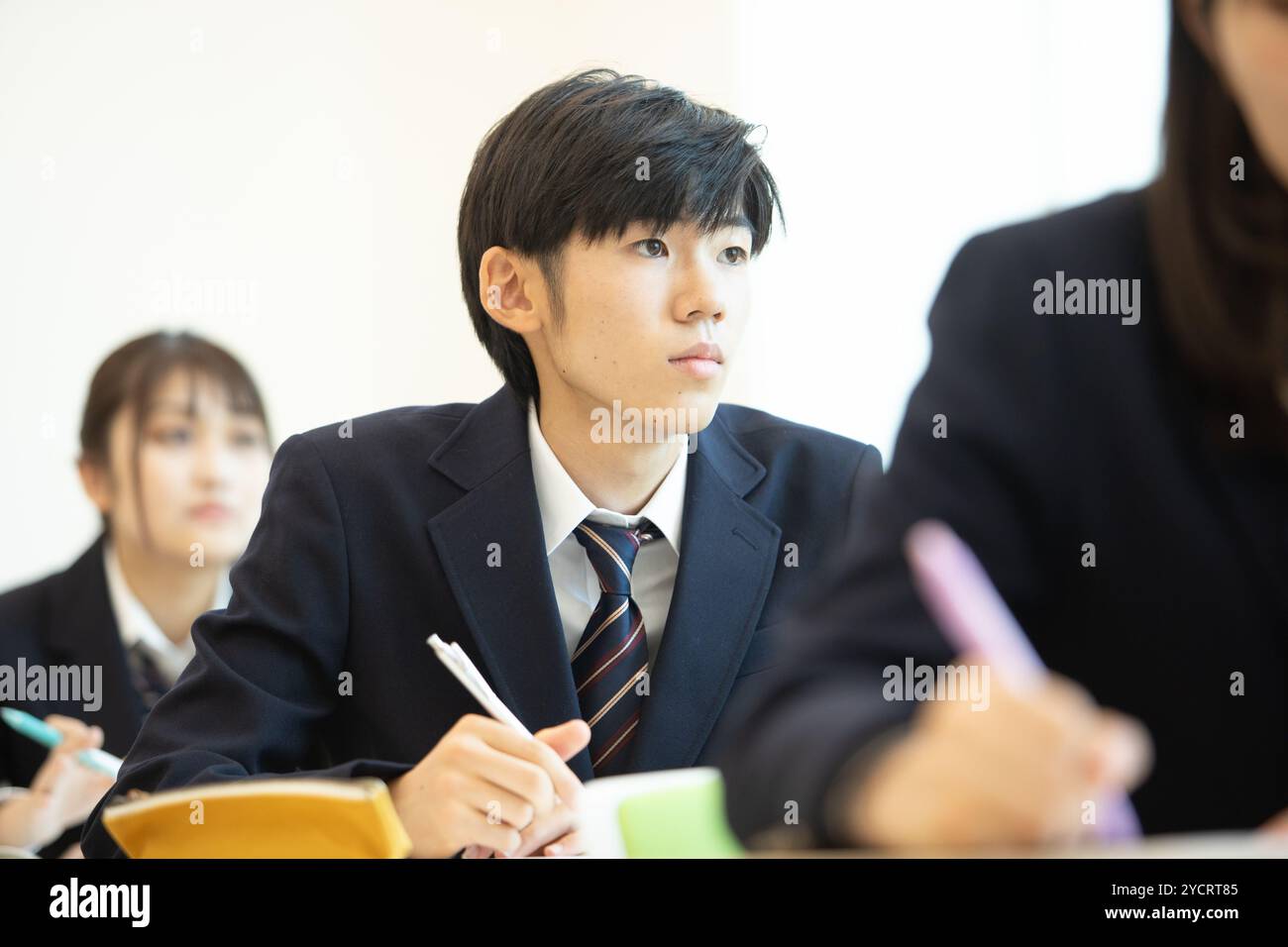 Students taking a class Stock Photo - Alamy
