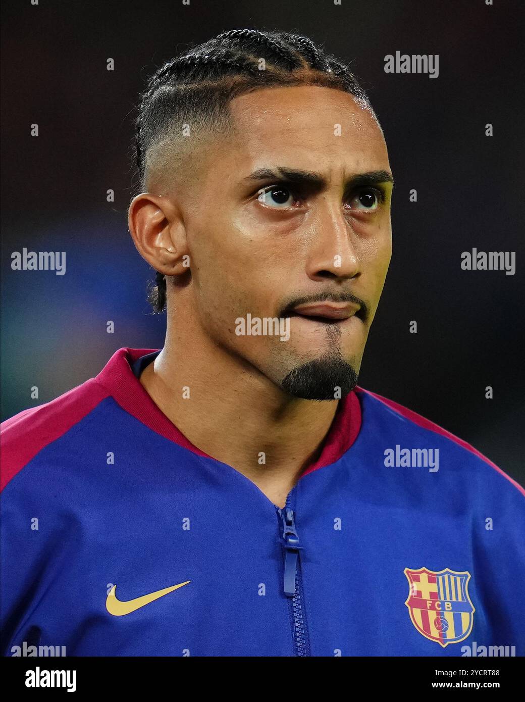Barcelona, Spain. 23rd Oct, 2024. Raphael Dias Belloli Raphinha of FC ...