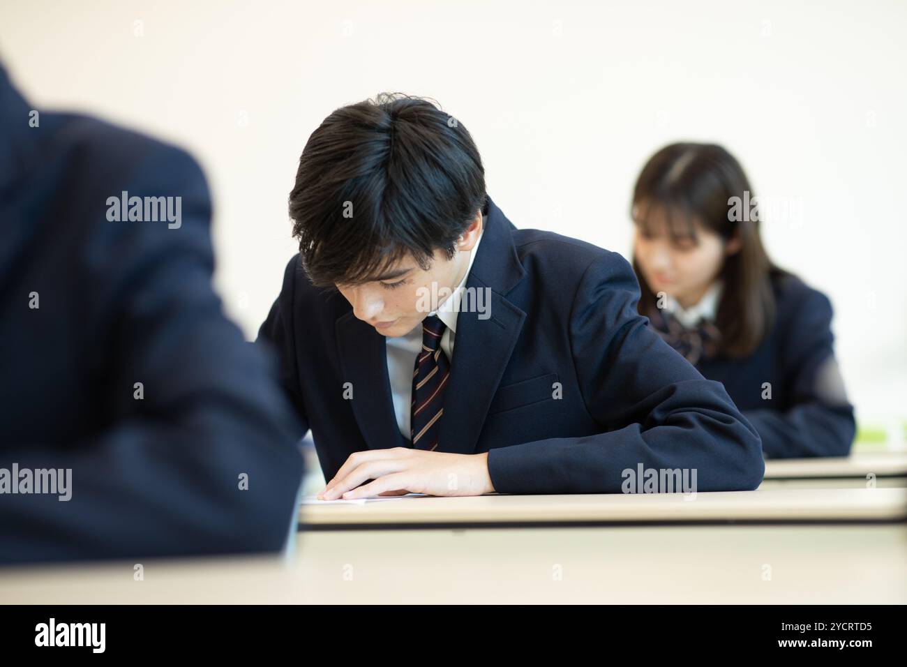 Students taking a class Stock Photo - Alamy