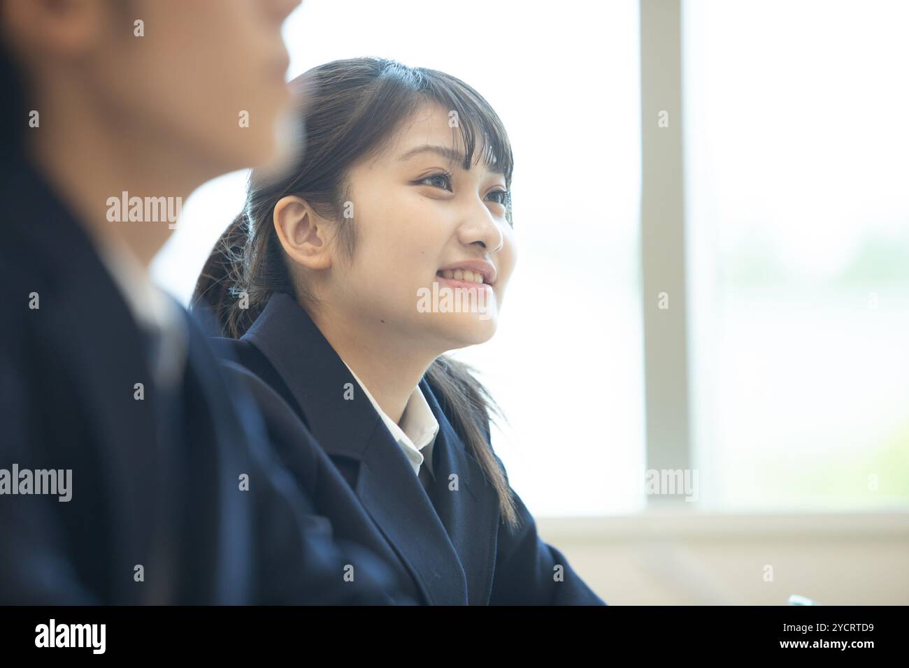 Students taking a class Stock Photo - Alamy