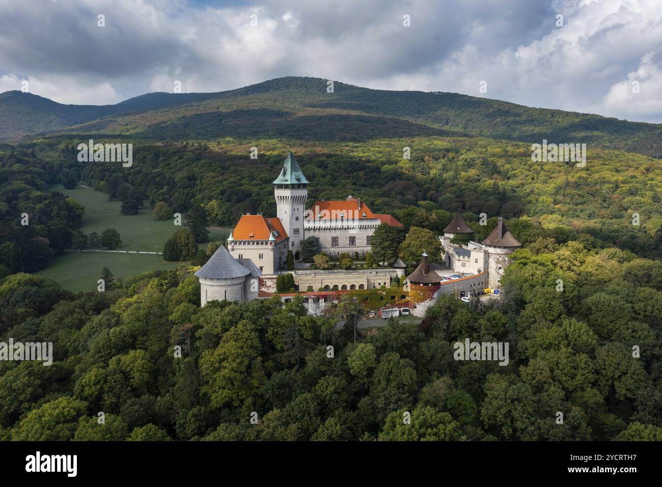 Smolenice, Slovakia, 26 September, 2022: view of Smolenice Castle in ...