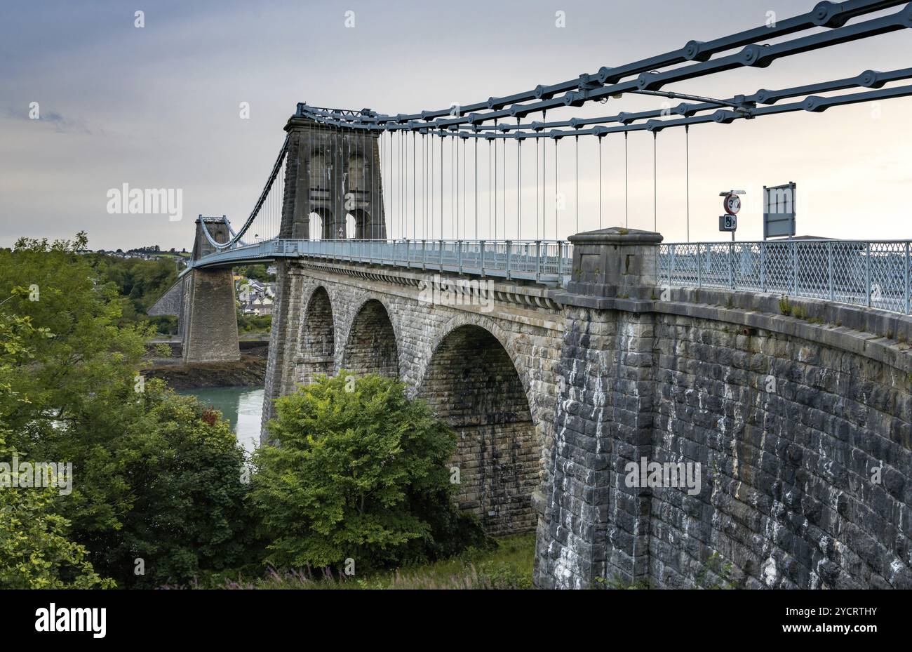 Menai bridge in north hi-res stock photography and images - Alamy