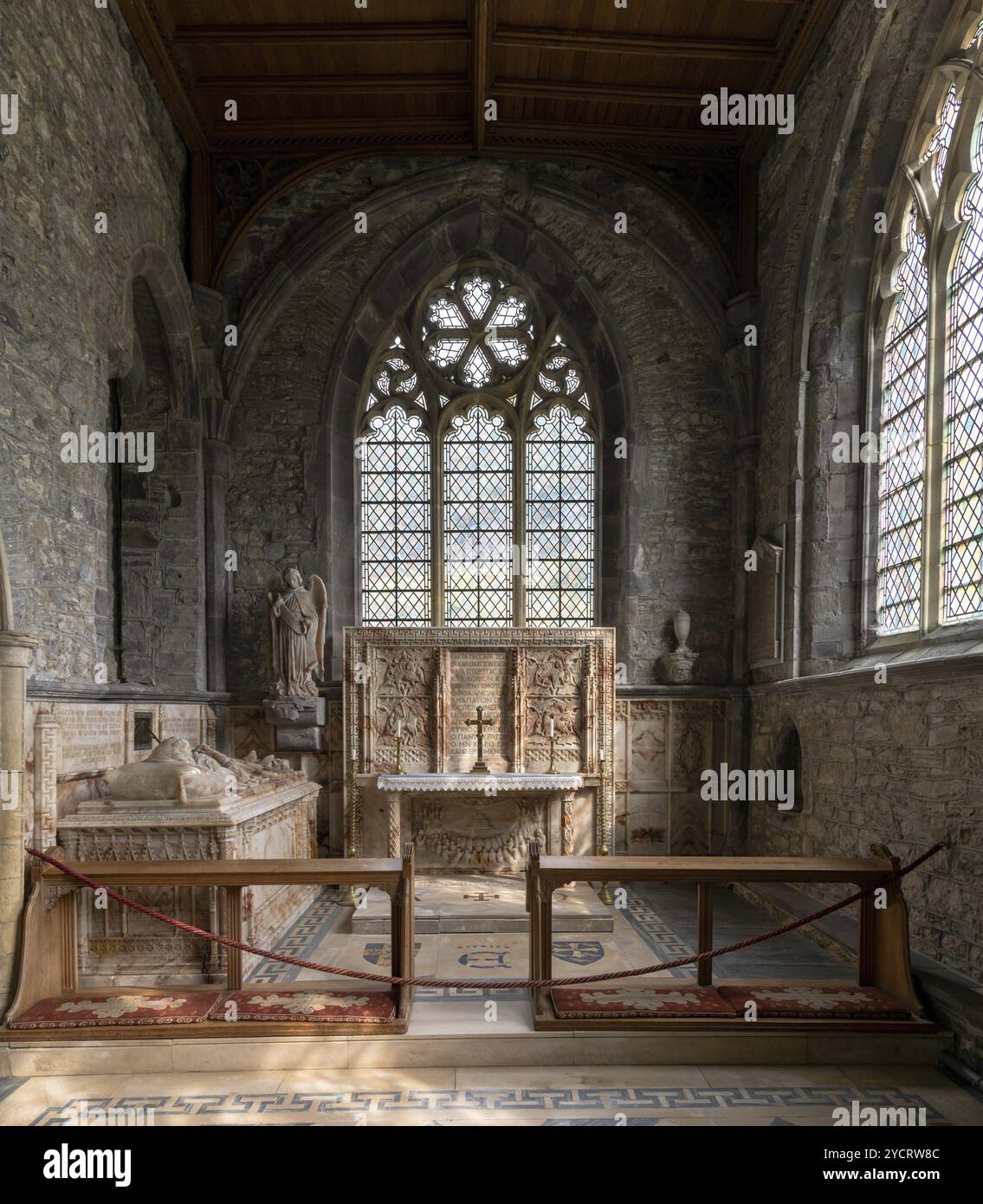 St Davids, United Kingdom, 28 August, 2022: view of one of the historic ...