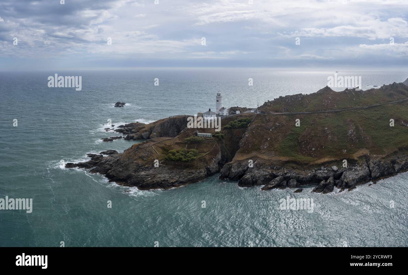 Devon lighthouse from the air hi-res stock photography and images - Alamy