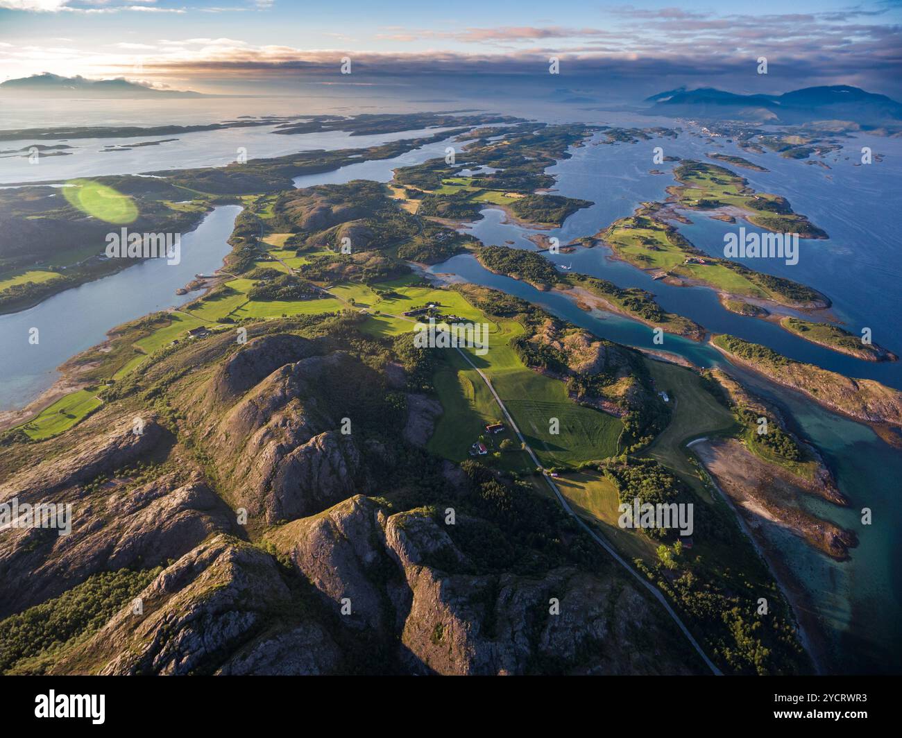 Aerial photography river beautiful landscape hi-res stock photography ...