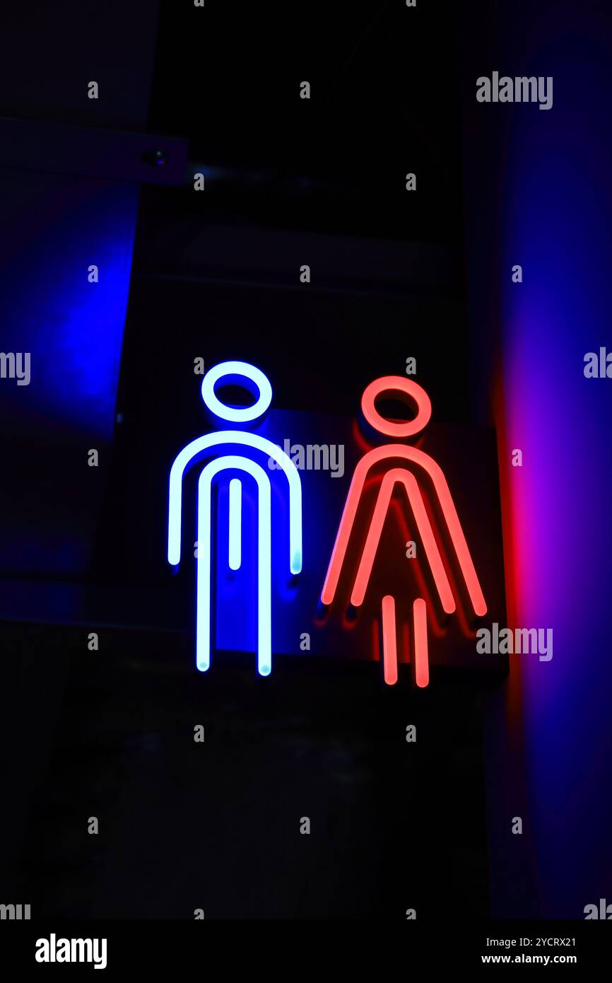 Signage at public toilets Stock Photo - Alamy