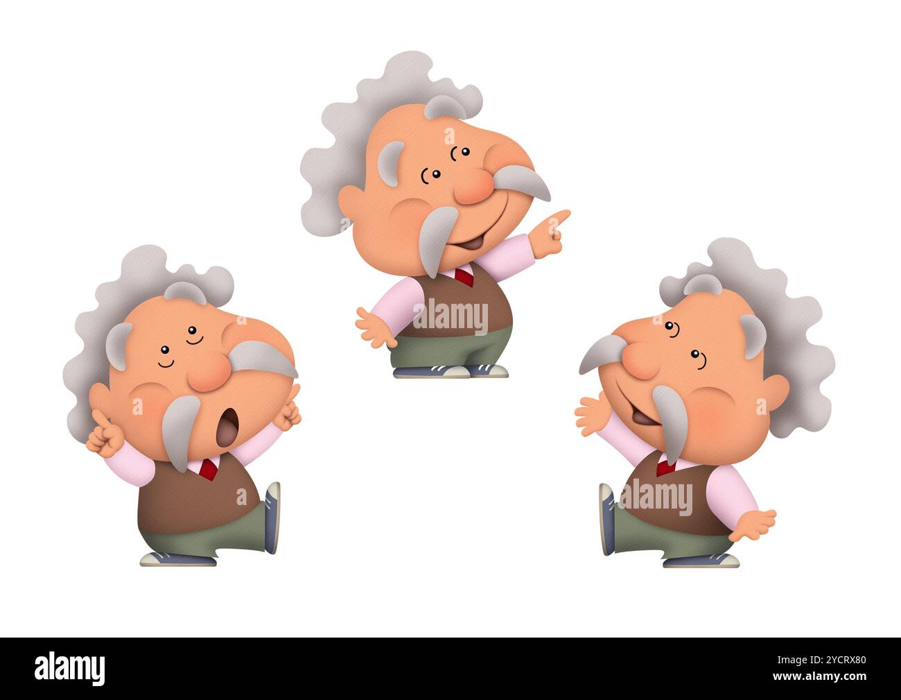 Pointing male science doctor Stock Photo - Alamy