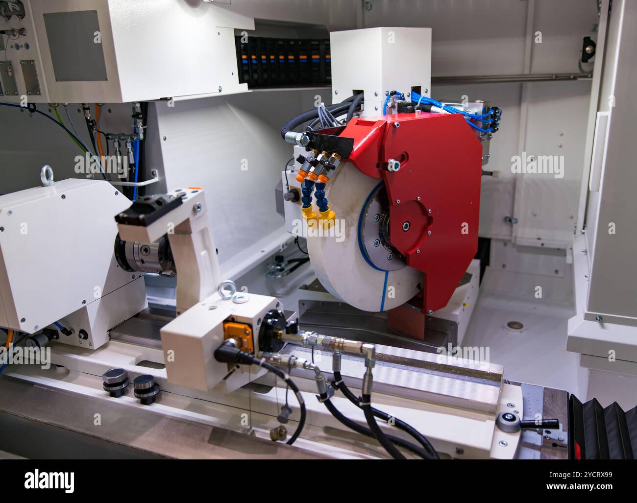 Metalworking CNC milling machine Stock Photo - Alamy