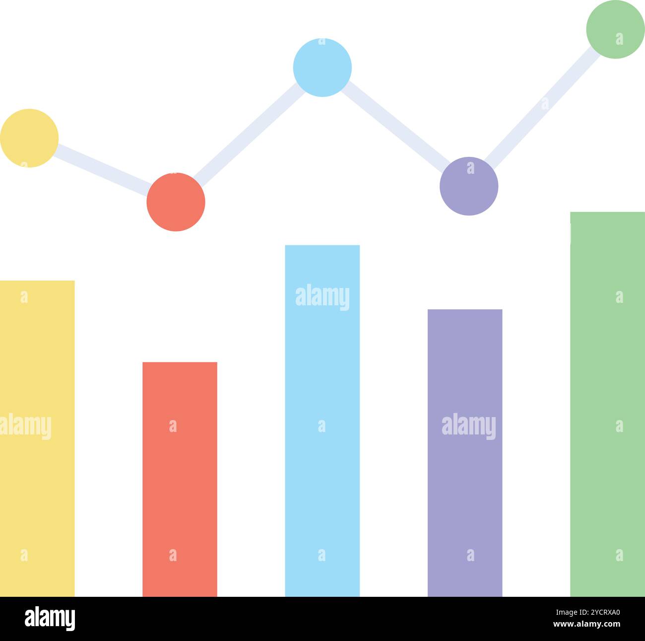 Bar Graph icon vector image. Suitable for mobile application web application and print media ...