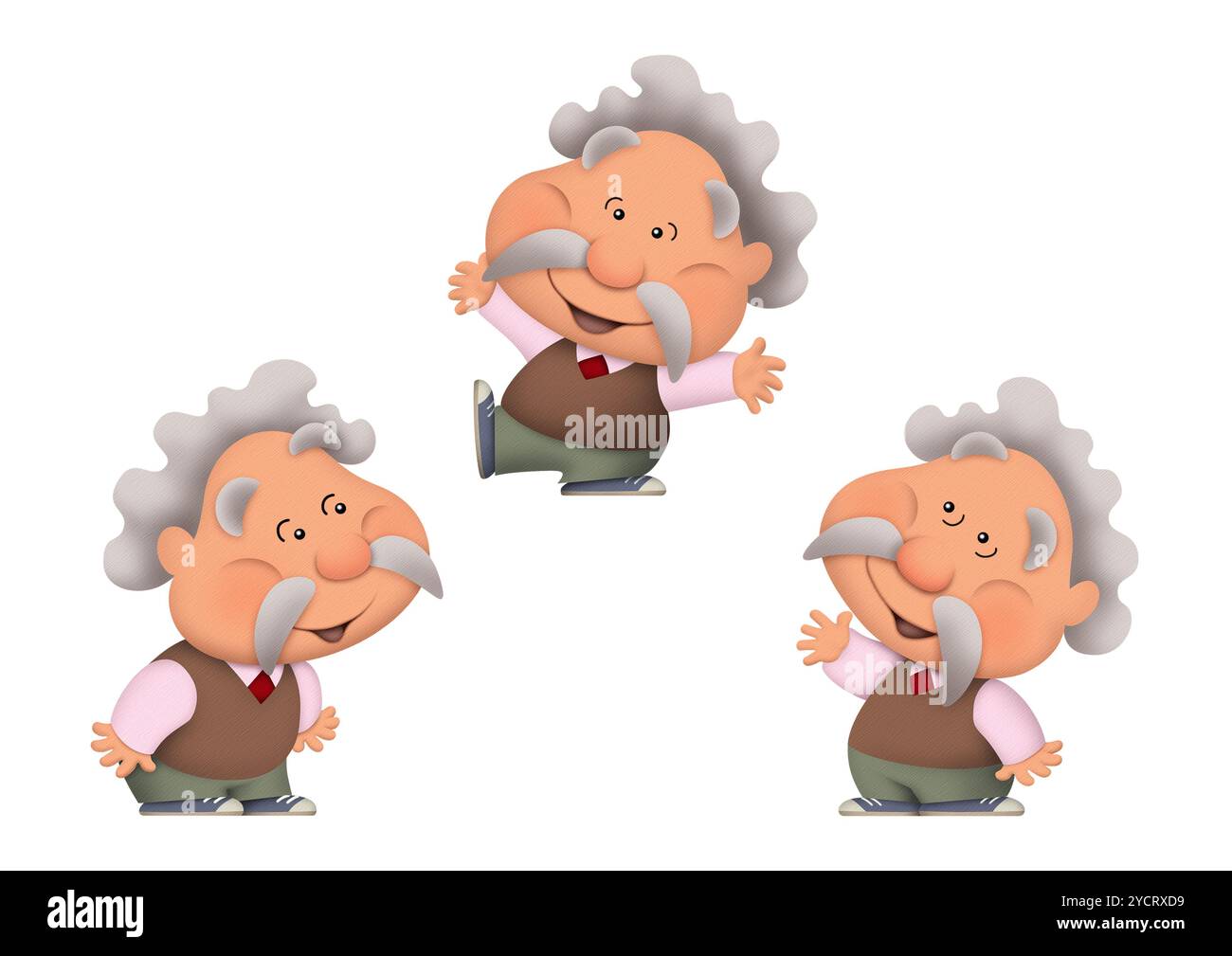 Smiling male doctor of science explaining in plainclothes Stock Photo ...