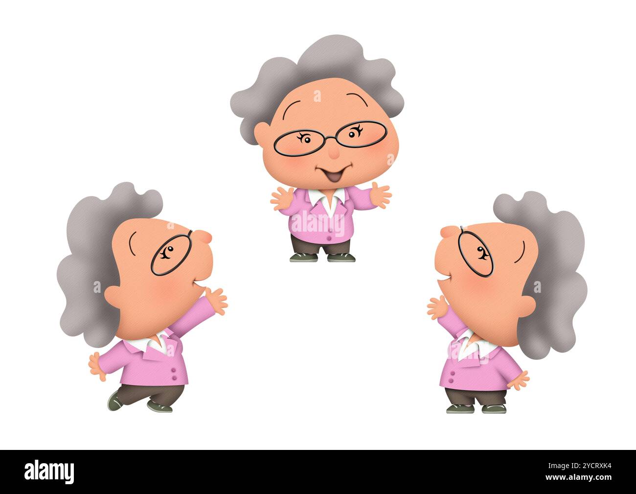 Explaining woman Cut Out Stock Images & Pictures - Alamy