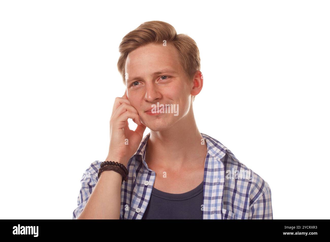 Surprised young man arms hi-res stock photography and images - Alamy