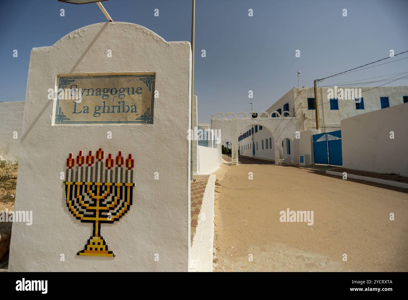 Tunis, Tunisia. 24 May 2024. The Ghriba synagogue on the Tunisian ...
