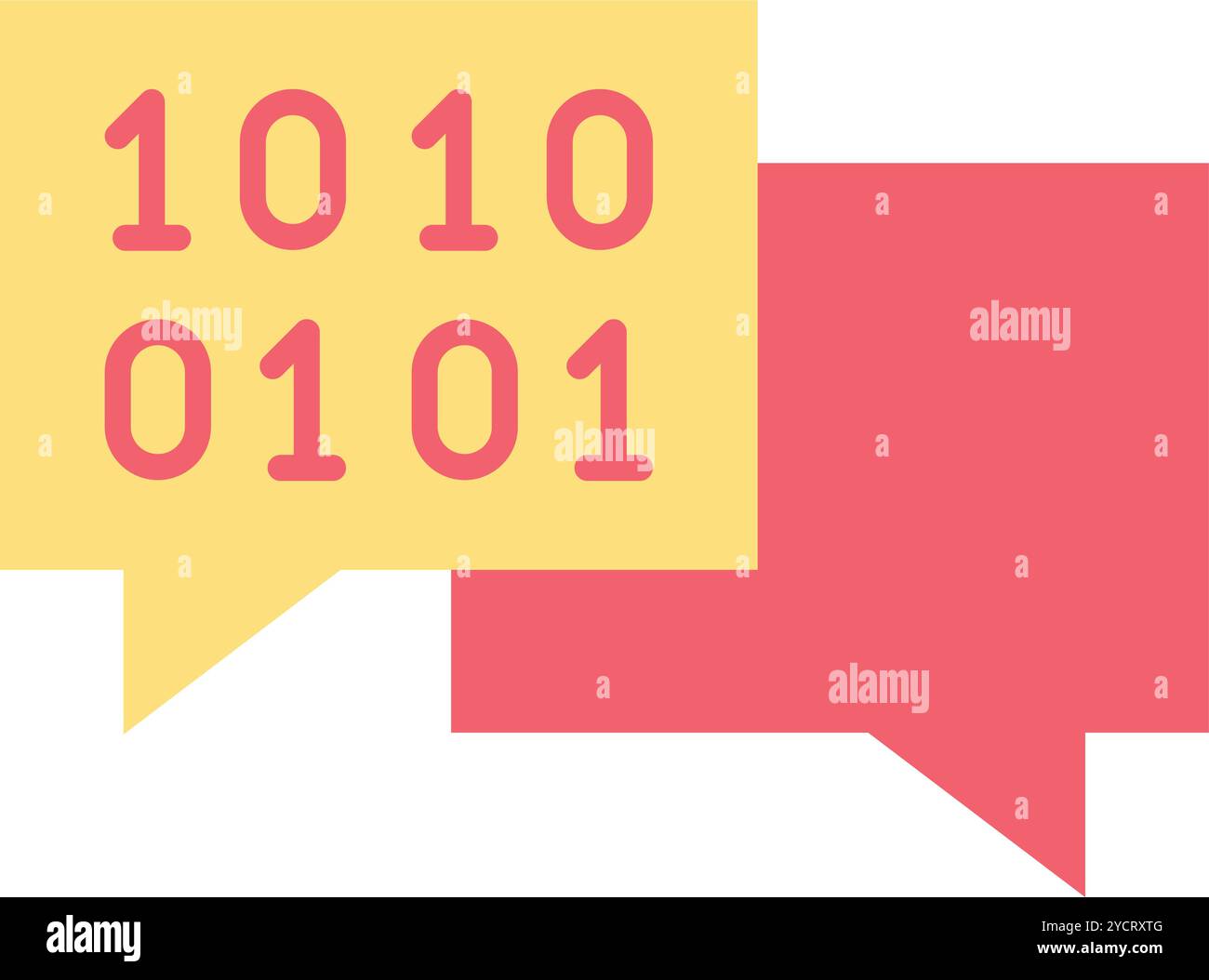 Binary Messages Icon Vector Image Suitable For Mobile Application Web Application And Print