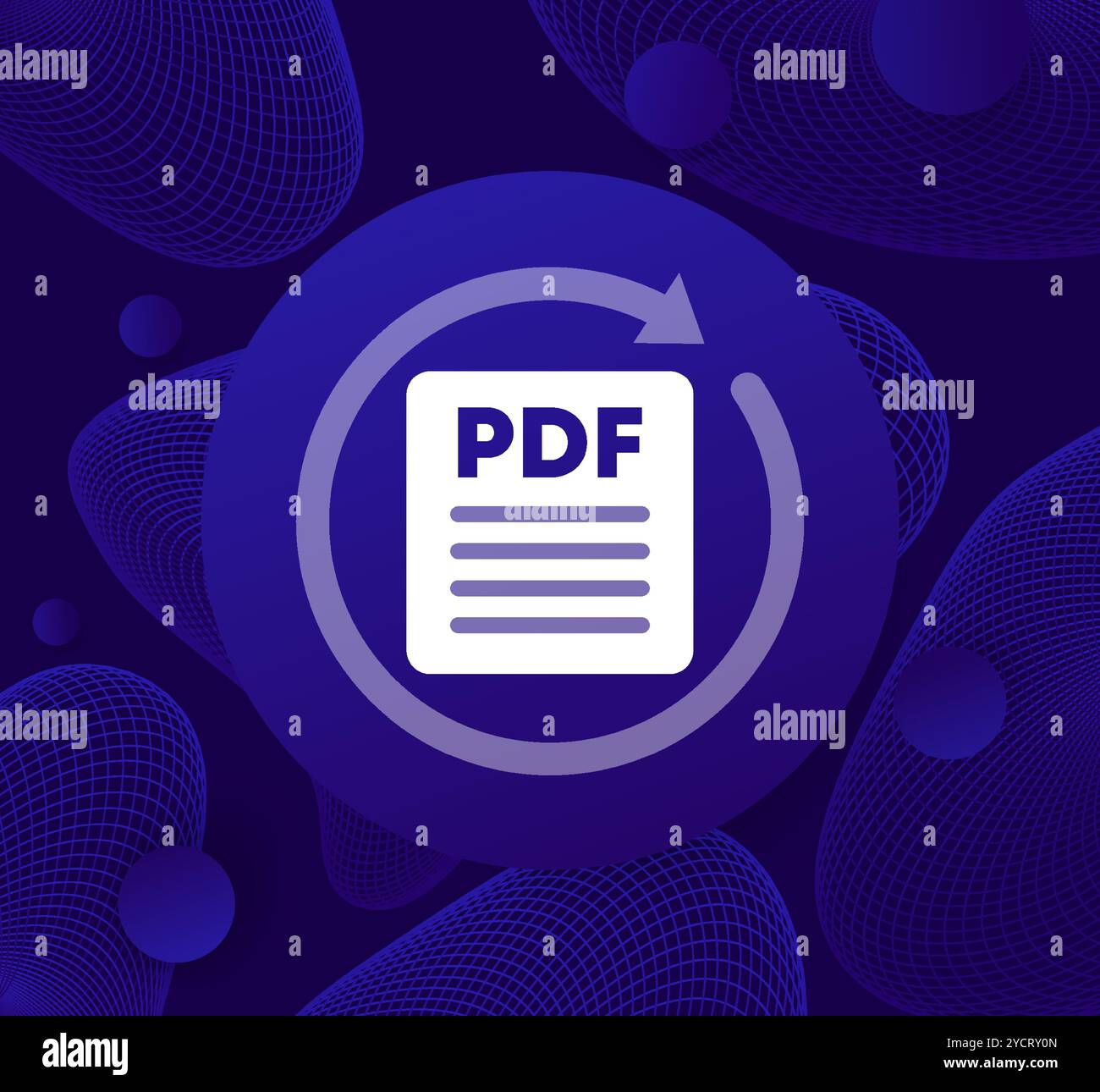 convert to PDF icon for web or apps Stock Vector Image & Art - Alamy