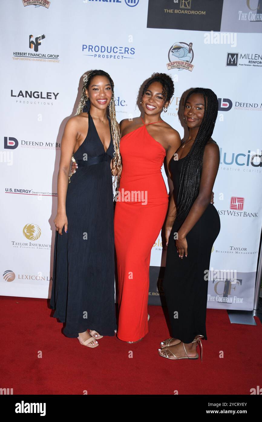Los Angeles, California, USA 23rd October 2024 Nya Taylor, Anajoleen ...