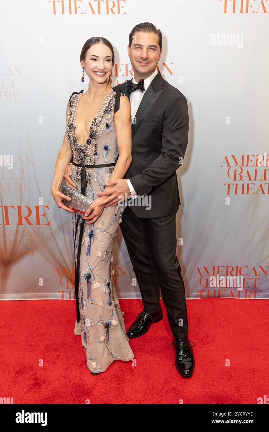 New York, USA. 23rd Oct, 2024. Christine Shevchenko and Alex DiMattia ...