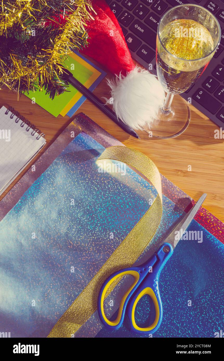 New year at work Stock Photo - Alamy