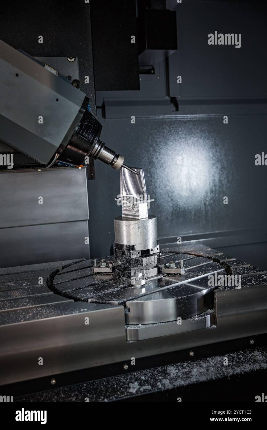 Metal cnc lathe machine hi-res stock photography and images - Alamy