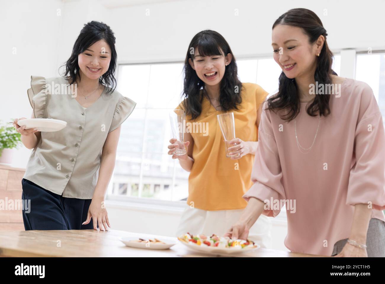 Women having a girls' night out Stock Photo - Alamy
