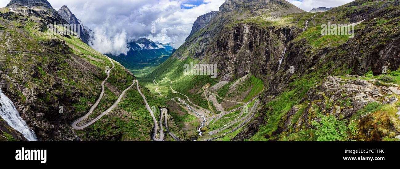 Trolls path trollstigen trollstigveien hi-res stock photography and ...