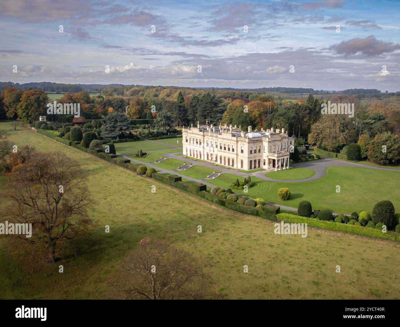 The stunning Italianate Brodsworth Hall, Doncaster, South Yorkshire ...
