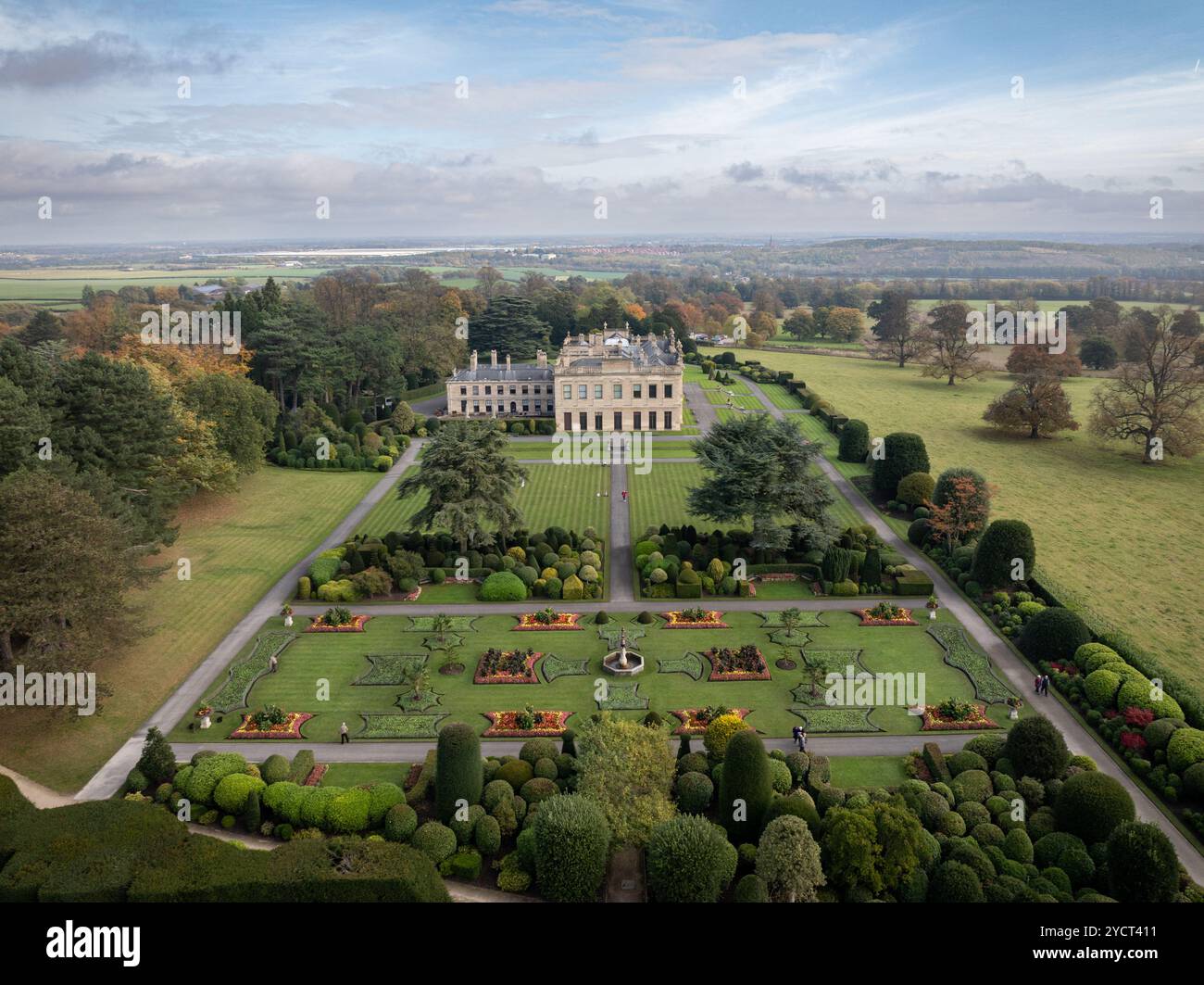 The stunning Italianate Brodsworth Hall, Doncaster, South Yorkshire ...