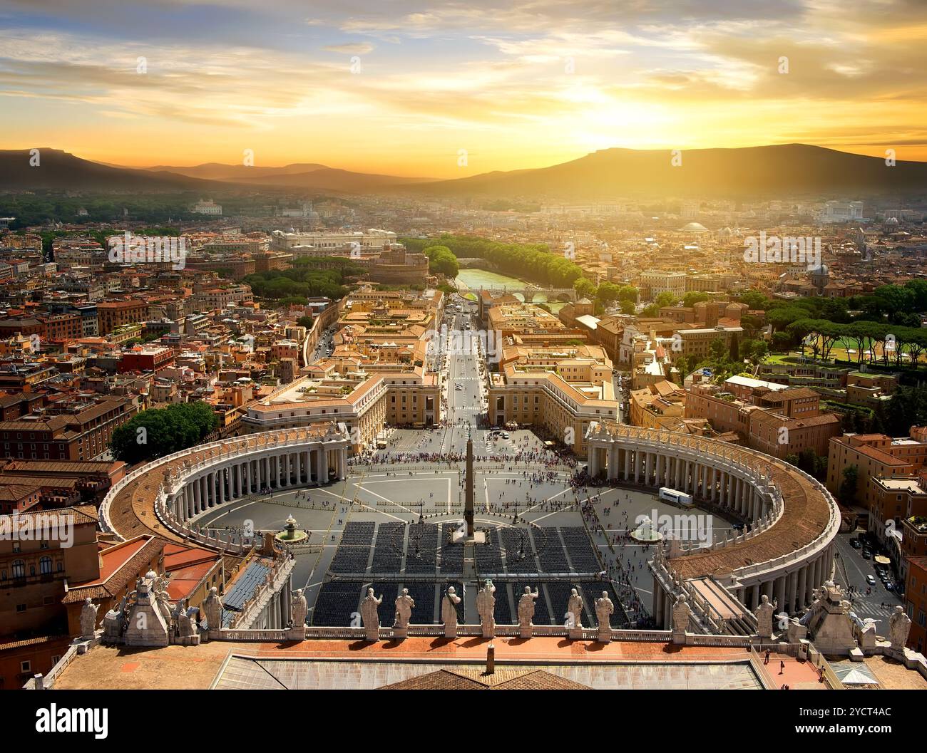 Aerial view of vatican city hi-res stock photography and images - Alamy