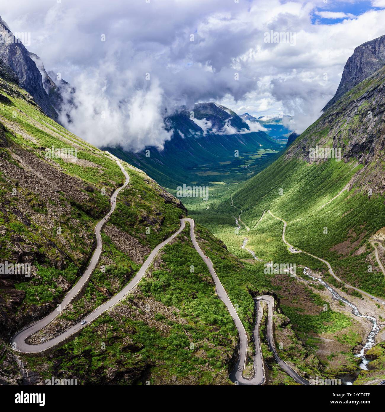 Trolls path trollstigen trollstigveien hi-res stock photography and ...