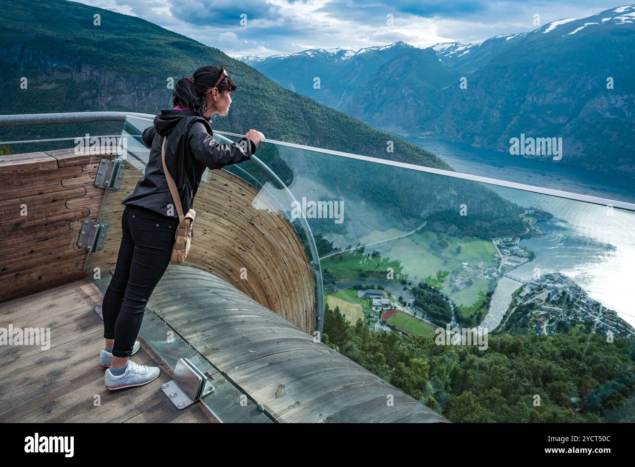 Stegastein Lookout Beautiful Nature Norway observation deck view point ...