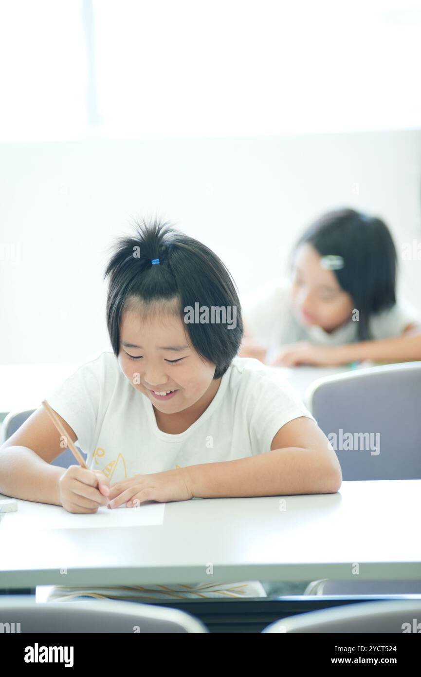 Primary schools student studying Stock Photo - Alamy